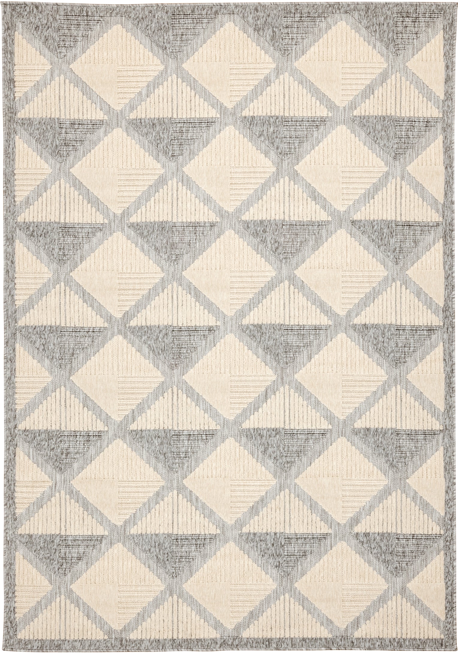 TAPETE ARIA GRIS CREMA T2314