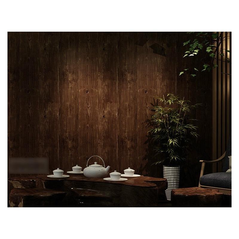 Papel Tapiz Tablas De Madera Con Textura Y Relieve Pared